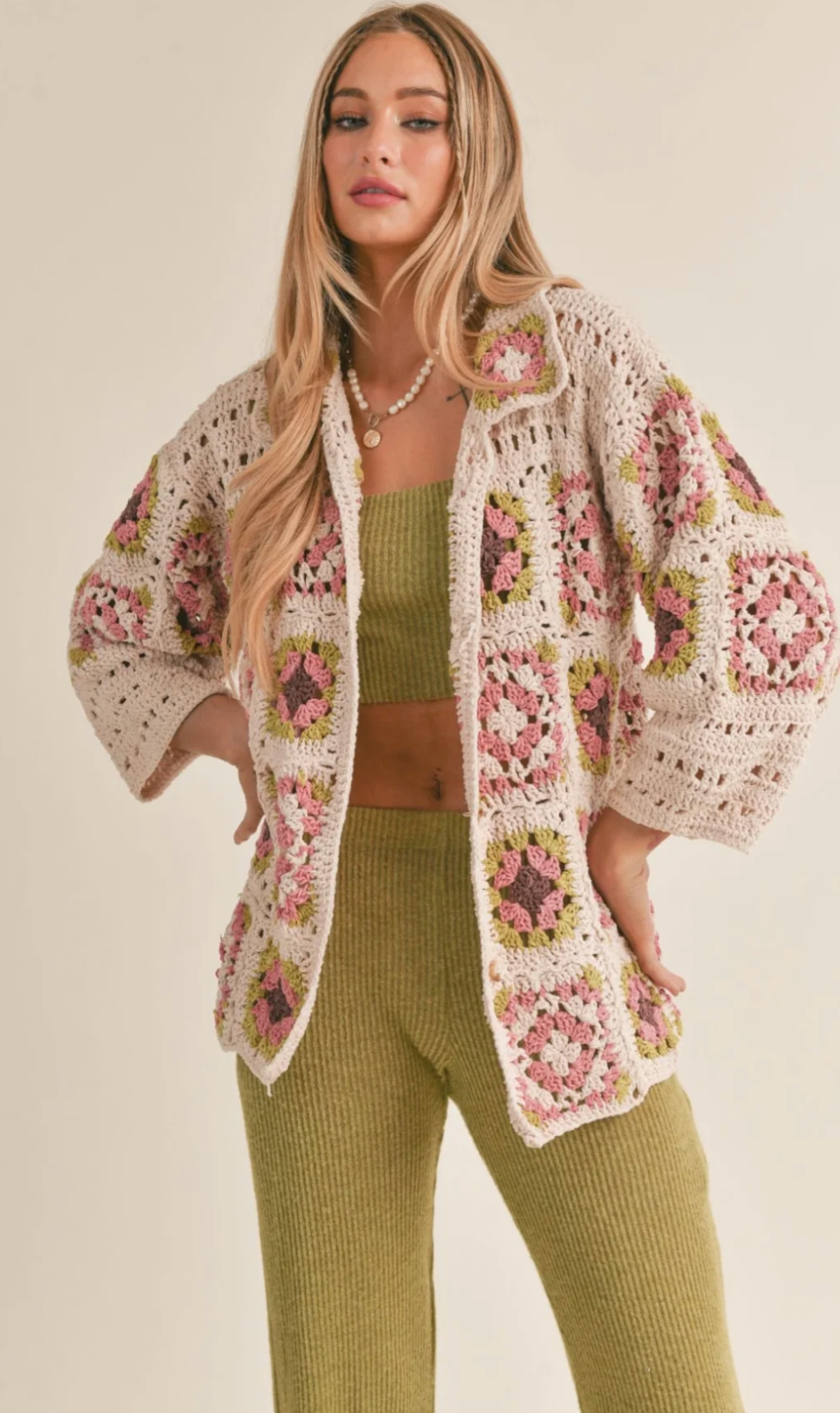 Live Fully Crochet Cardi – Coco + Grace